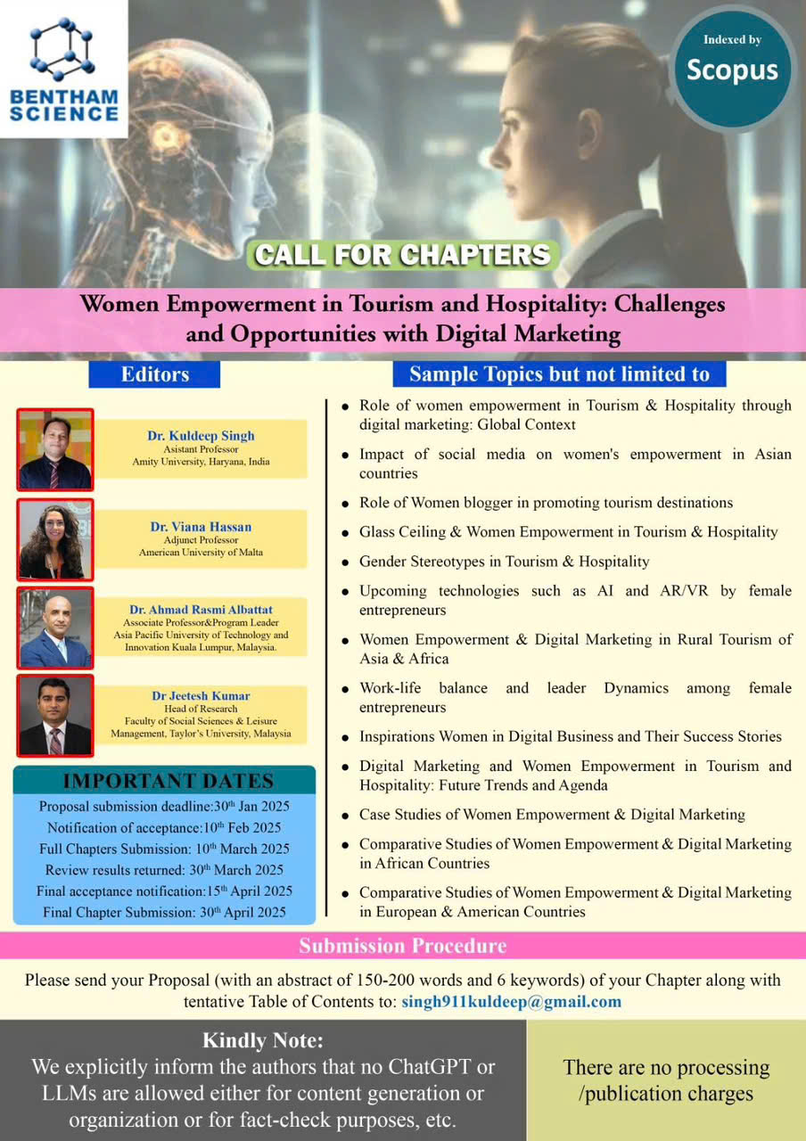 Women Empowerment in Tourism and Hospitality: Challenges and ...